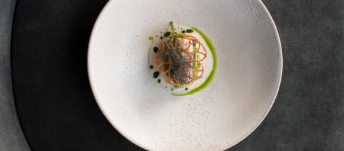 Wilde zeebaars met snijboon & oester